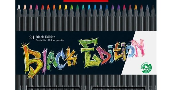 Ξυλομπογιές faber castell black edition 24 τεμάχια